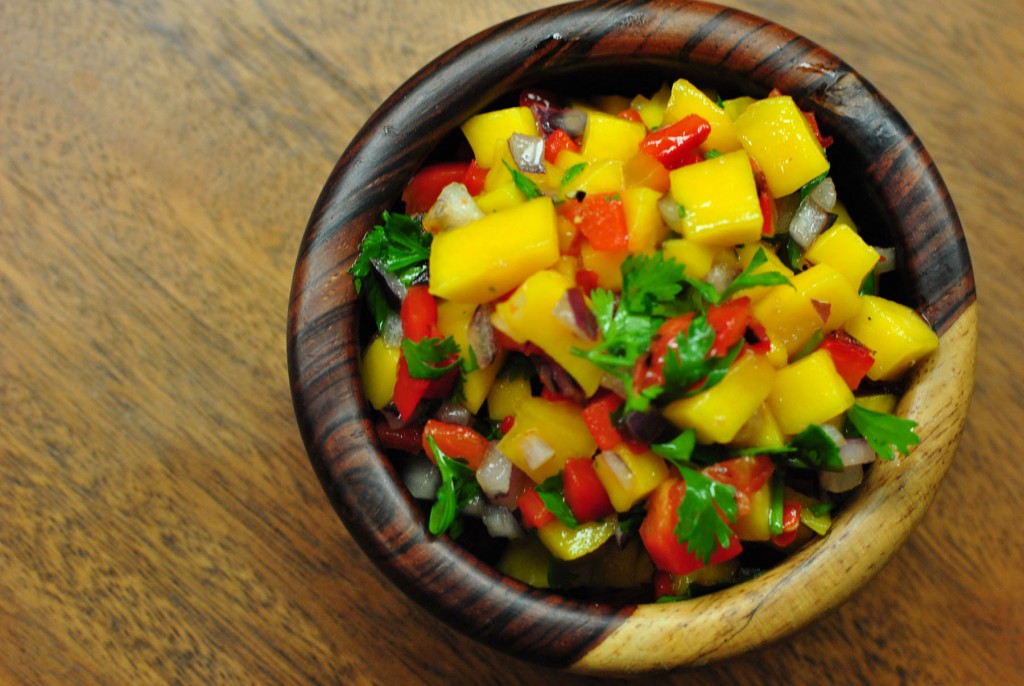 Roasted Red Pepper Mango Salsa